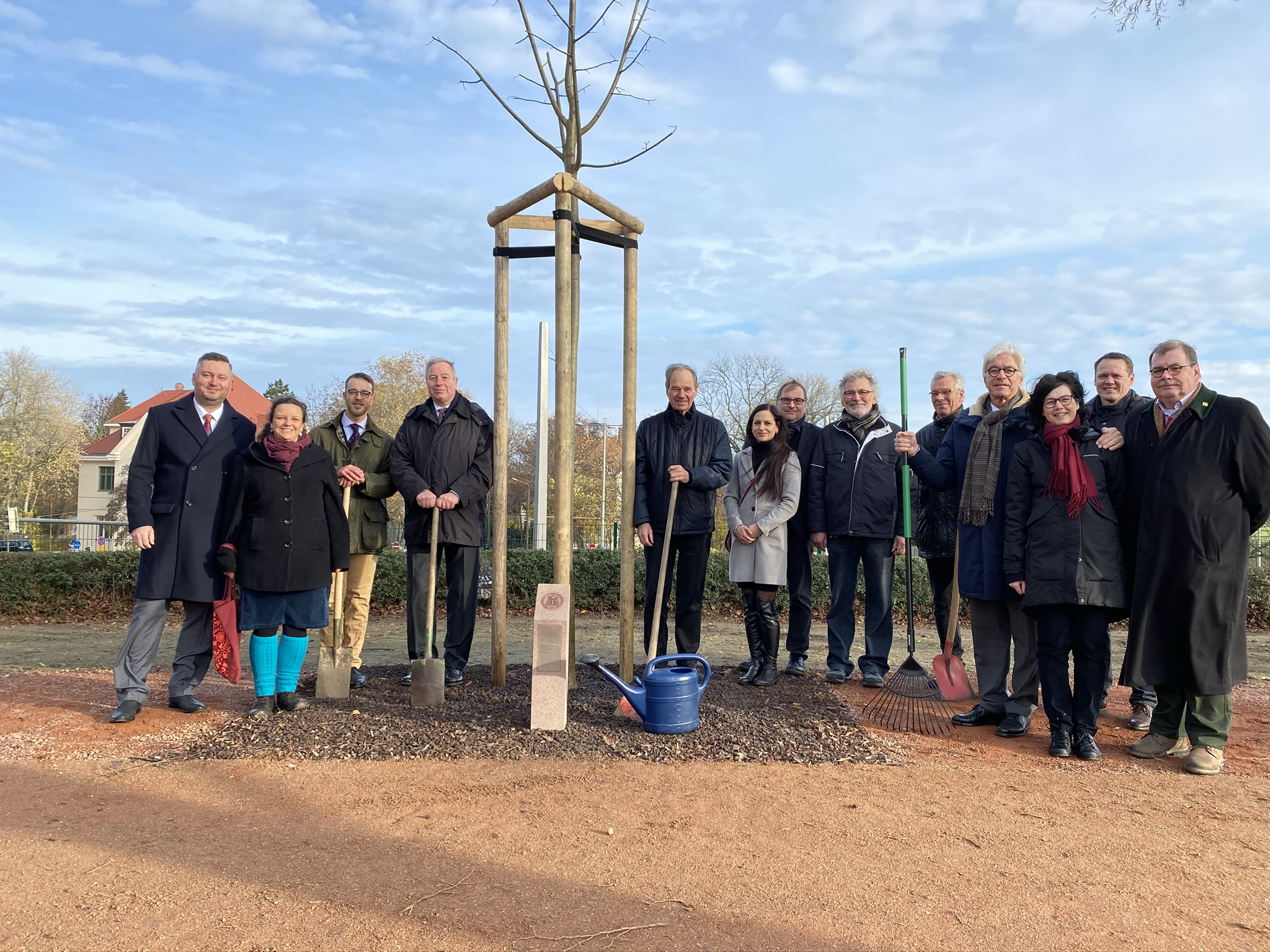 The Eleventh Tree of Peace was planted in Germany - Tree of peace ...