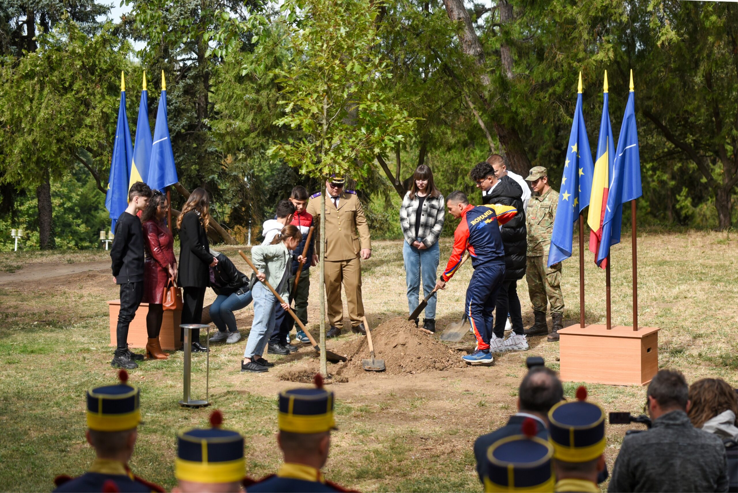 Planting the Tree of Peace as a celebration of the International Day of ...