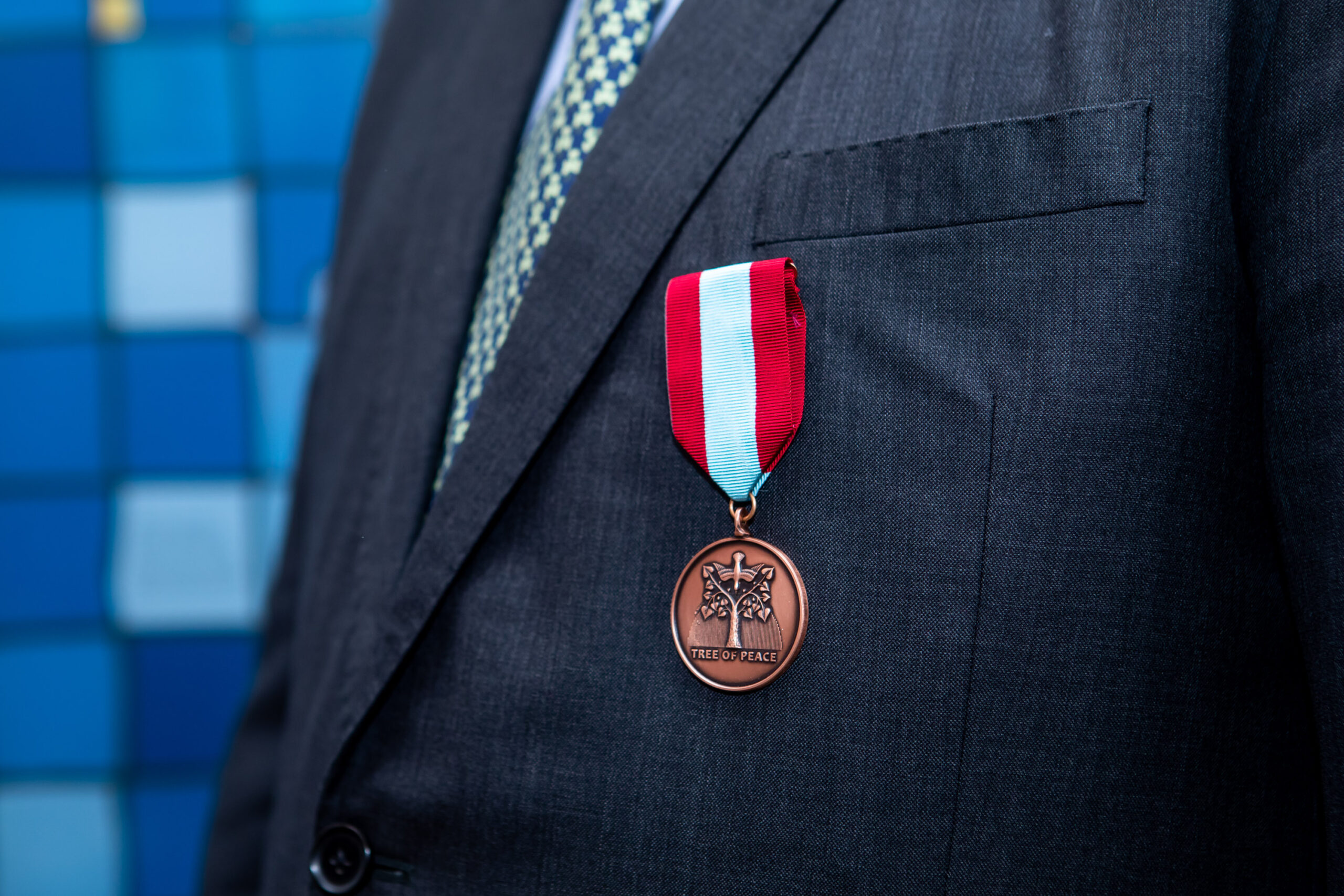 The Memorial Medal of the Tree of Peace was awarded to Mr Anthony ...